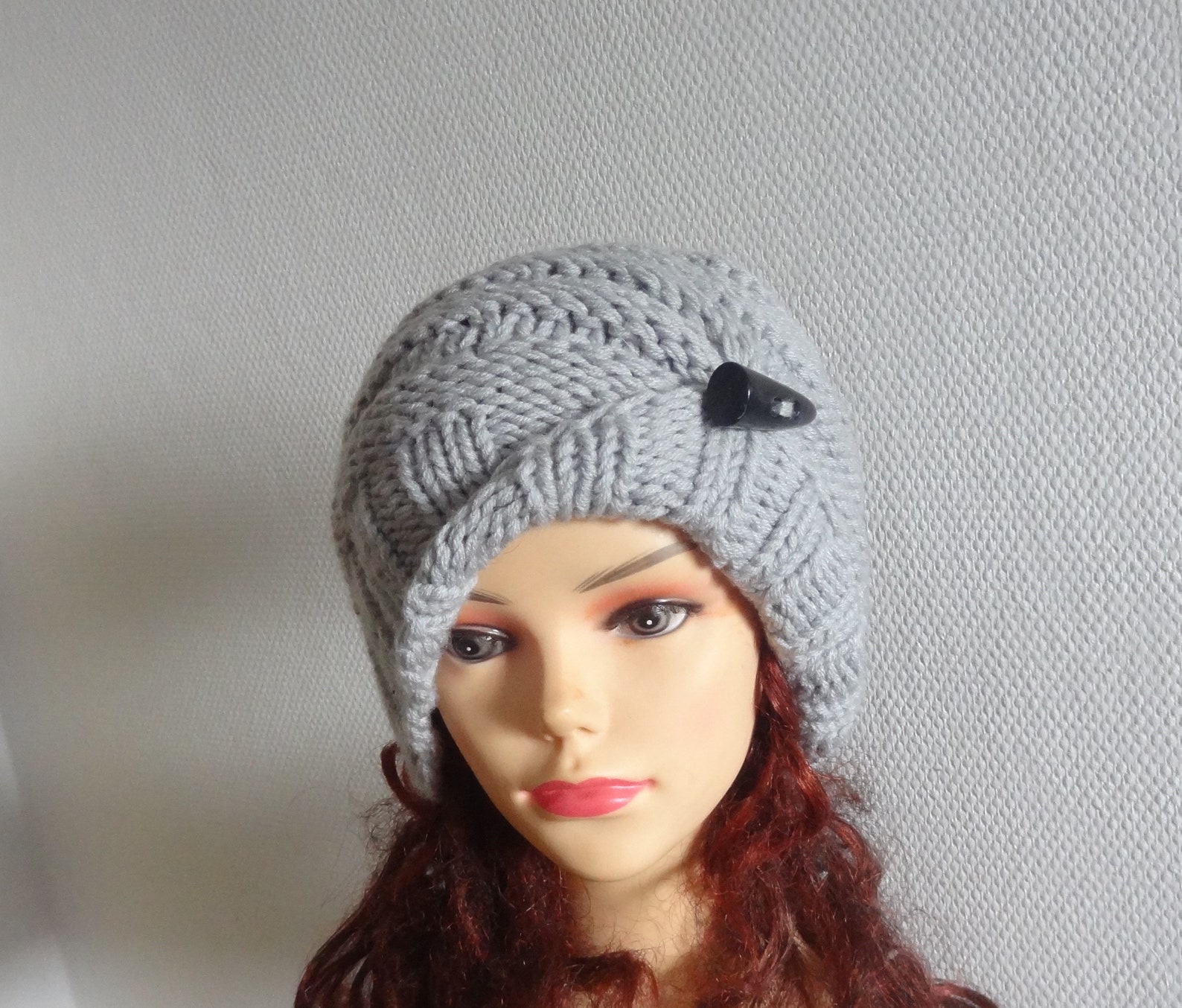 Hand Knit Hat Knit Women Hat Fall Winter Accessories Womens - Etsy