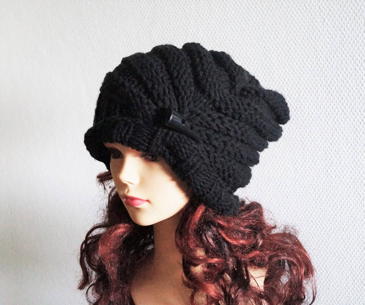 Hand knit hat Knit women hat Fall women Fashion Knit Hat Women | Etsy