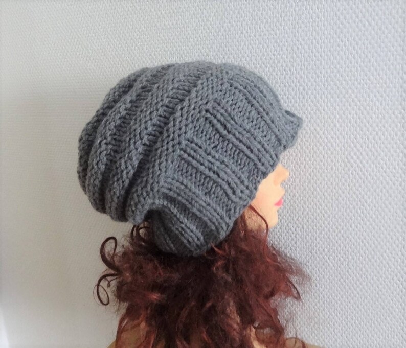 Hand Knit Hat Knit Women Hat Fall Winter Accessories Womens - Etsy