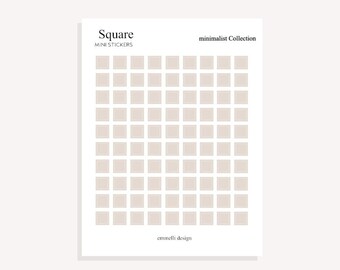 Square Checklist Box - Etsy