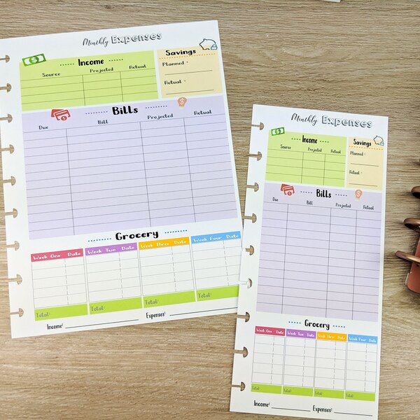 Monthly Expenses - Etsy