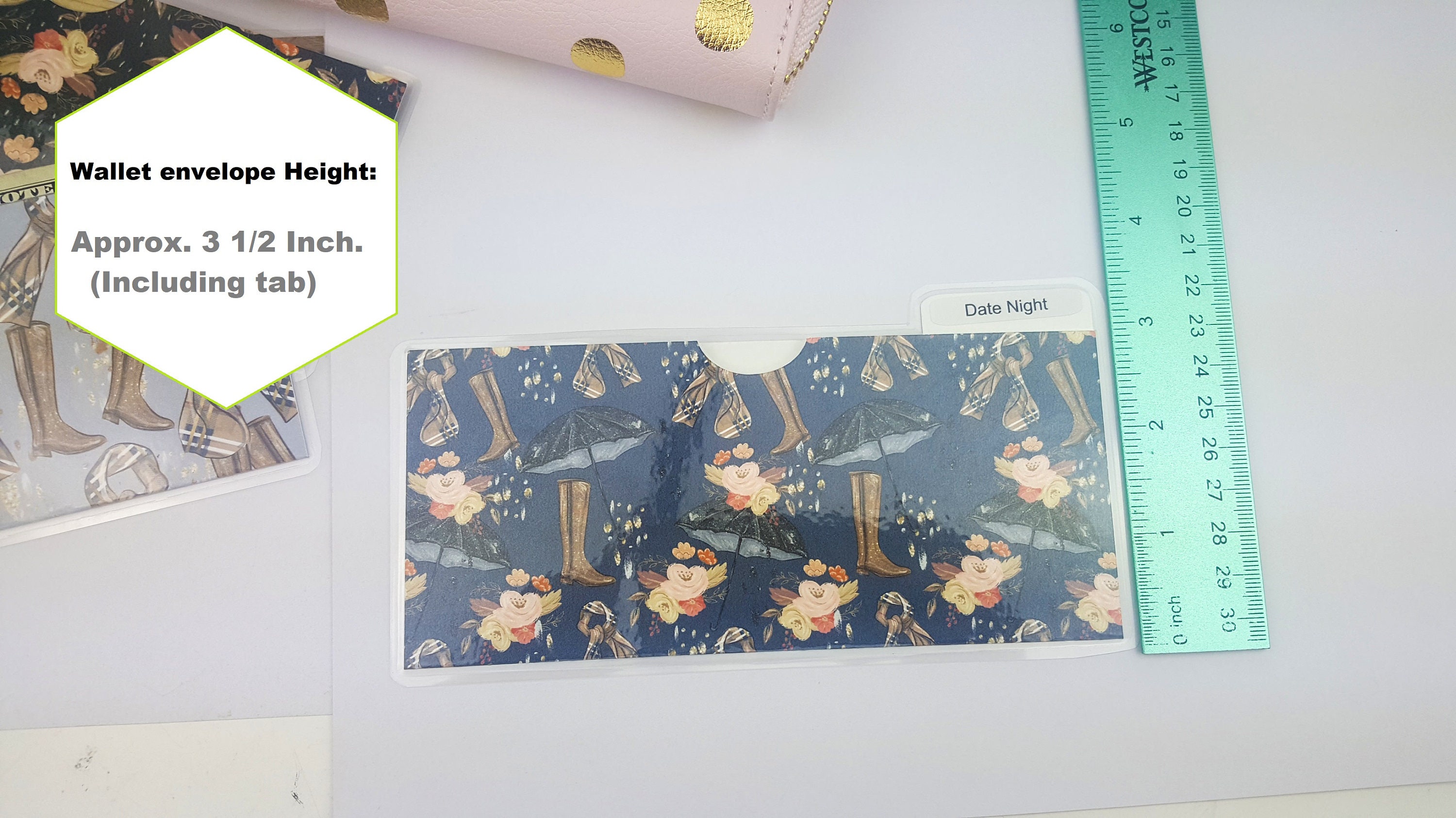 Laminated Wallet Cash Envelope 4 Ct./6 Ct Option + Personalized Labels ...