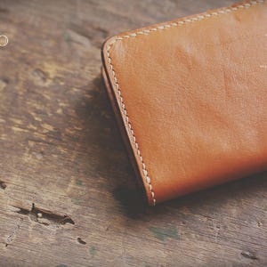 Mini Wallet Personalized Vintage Full Grain Leather Handmade - Etsy