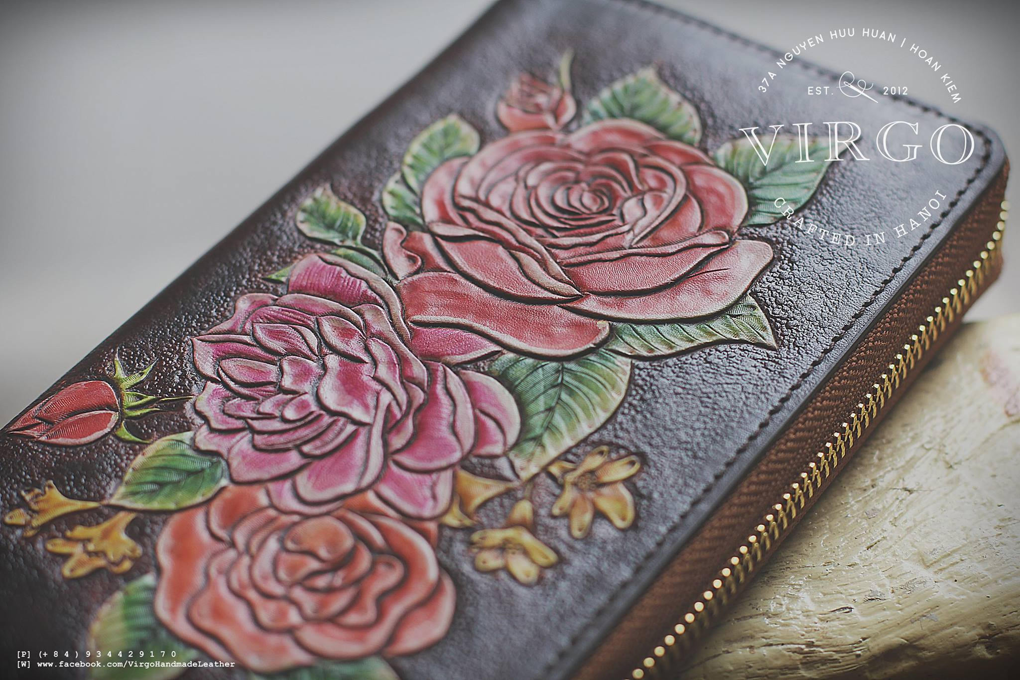 Bunch of Roses Hand Tooled/carved Wallet for Women - Etsy