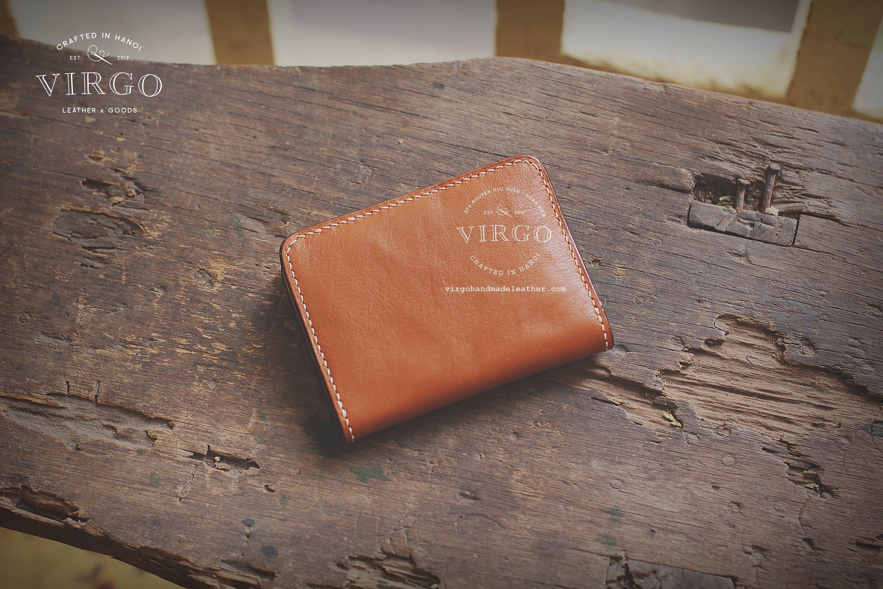 Mini Wallet Personalized Vintage Full Grain Leather Handmade - Etsy