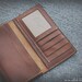 Minimal Long Wallet Unisex Personalized Vintage Full Grain - Etsy