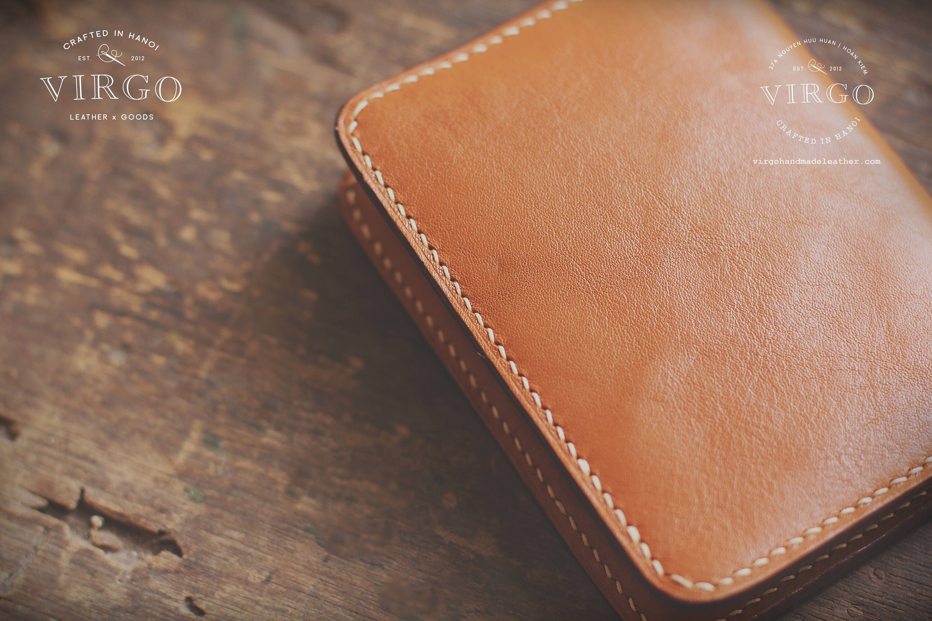 Mini Wallet Personalized Vintage Full Grain Leather Handmade - Etsy