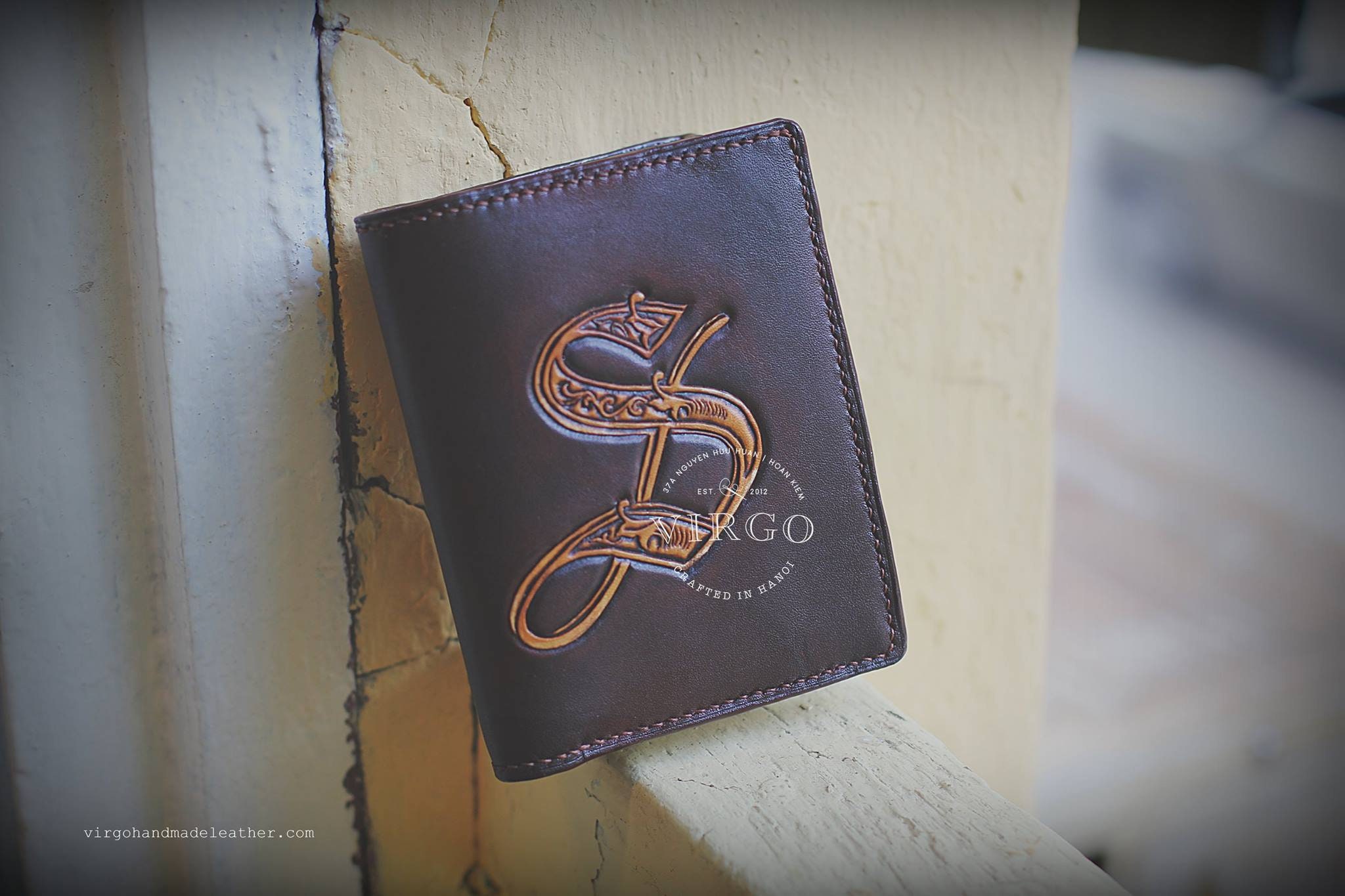 Letter S Hand Tooled Wallet, Handmade, Custom, Personalised Leather ...