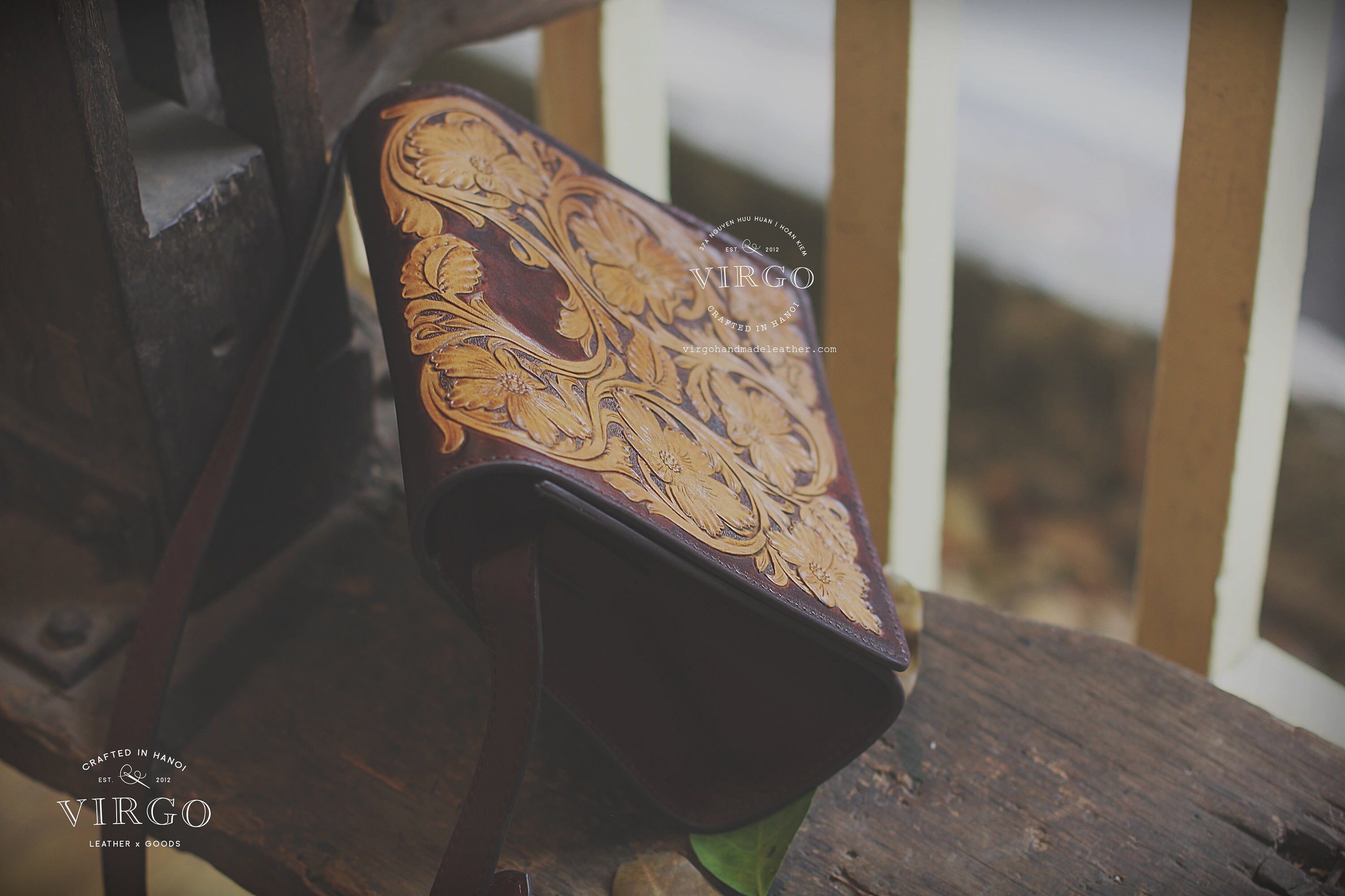 Sheridan cross body hand carved bag Custom Handmade Leather | Etsy