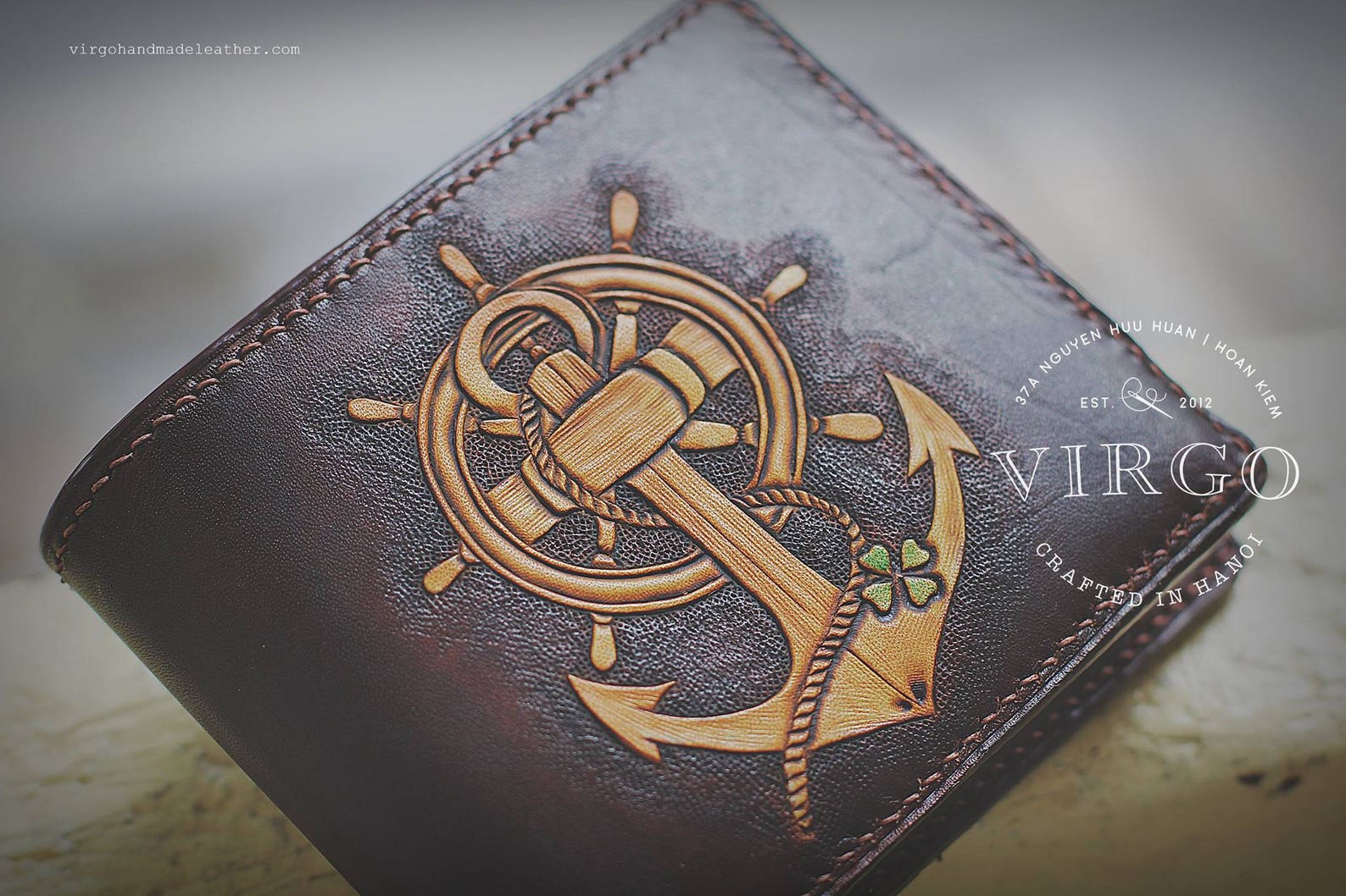 Ship and Sea Hand Tooled/carved Wallet for Men - Etsy