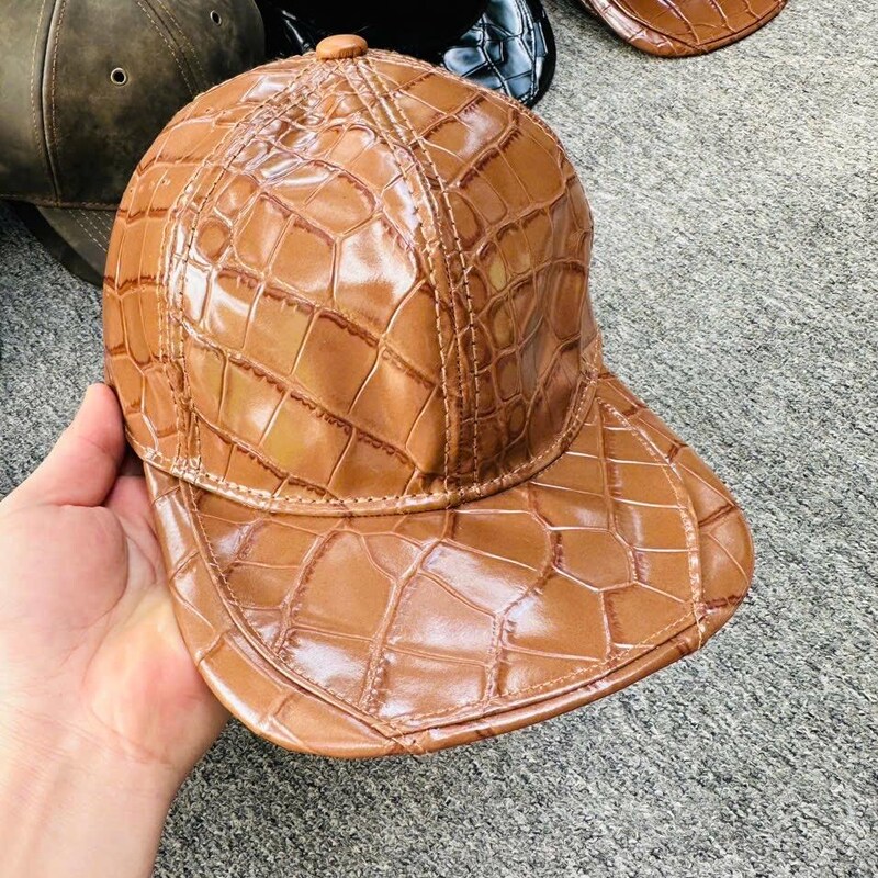 Leather Baseball Cap - Etsy