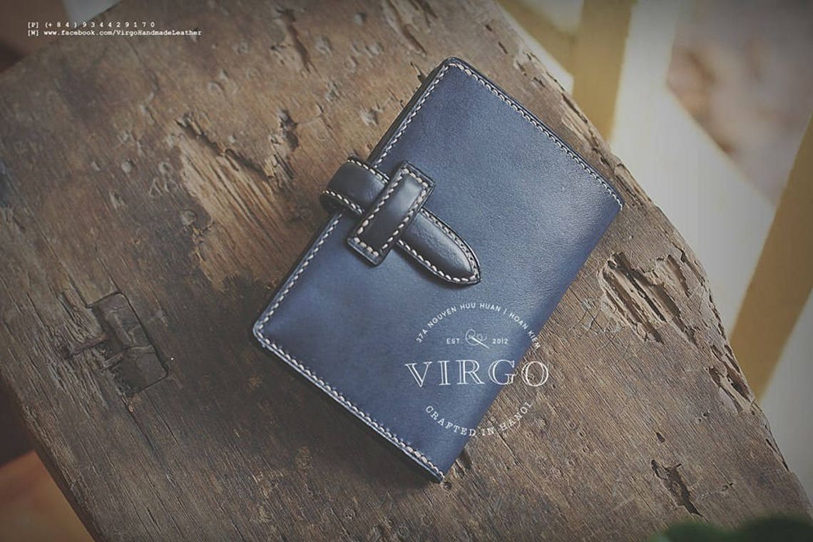 Ship and Sea Hand Tooled Wallet for Men, Personalized Vintage Birthday ...