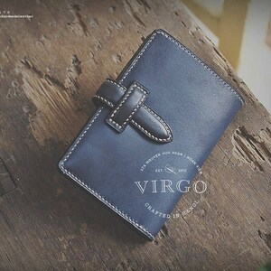 Ship and Sea Hand Tooled Wallet for Men, Personalized Vintage Birthday ...