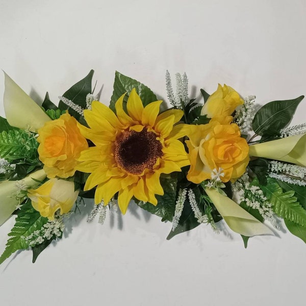 Wedding Swag Yellow Rose - Etsy