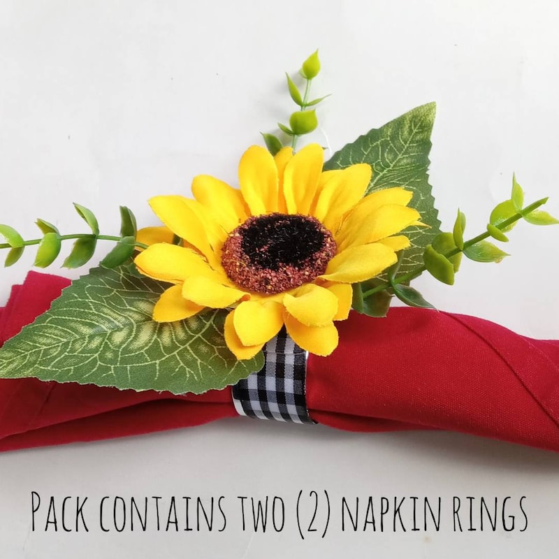 Sunflower Napkins - Etsy