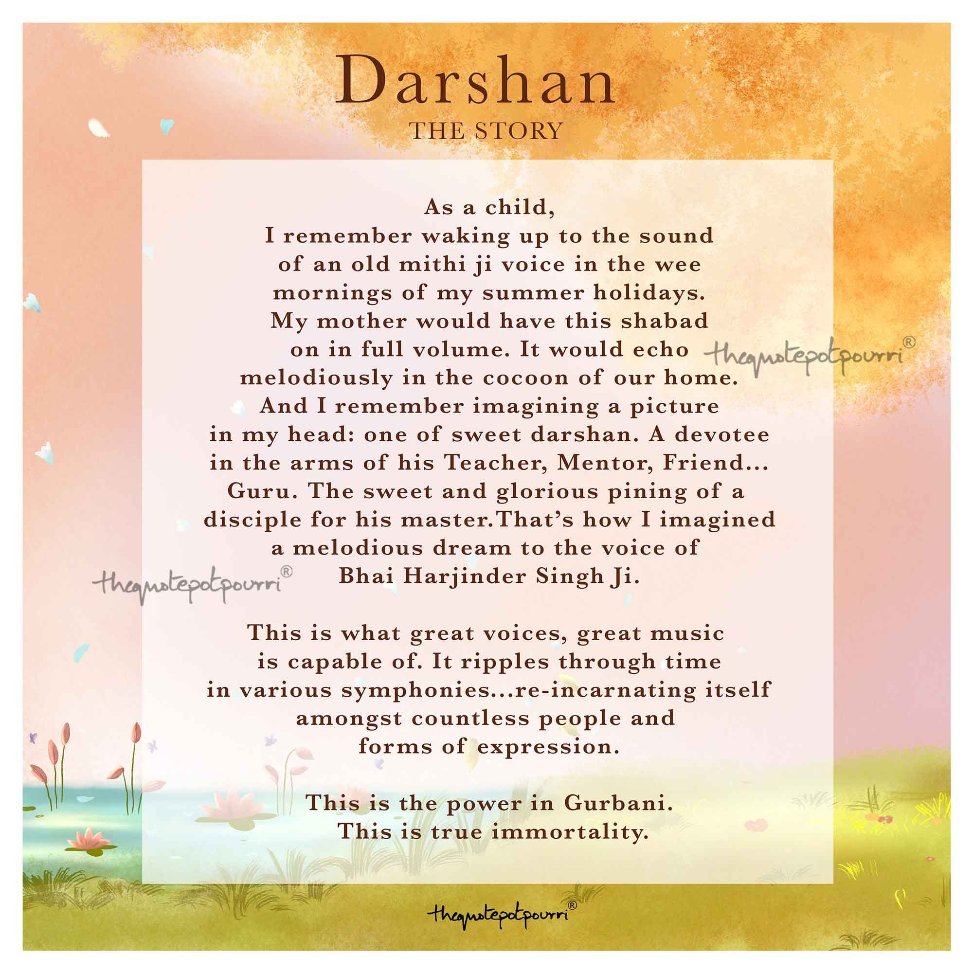 Darshan Gurbani Art Print | Sikh Home Decor - Etsy