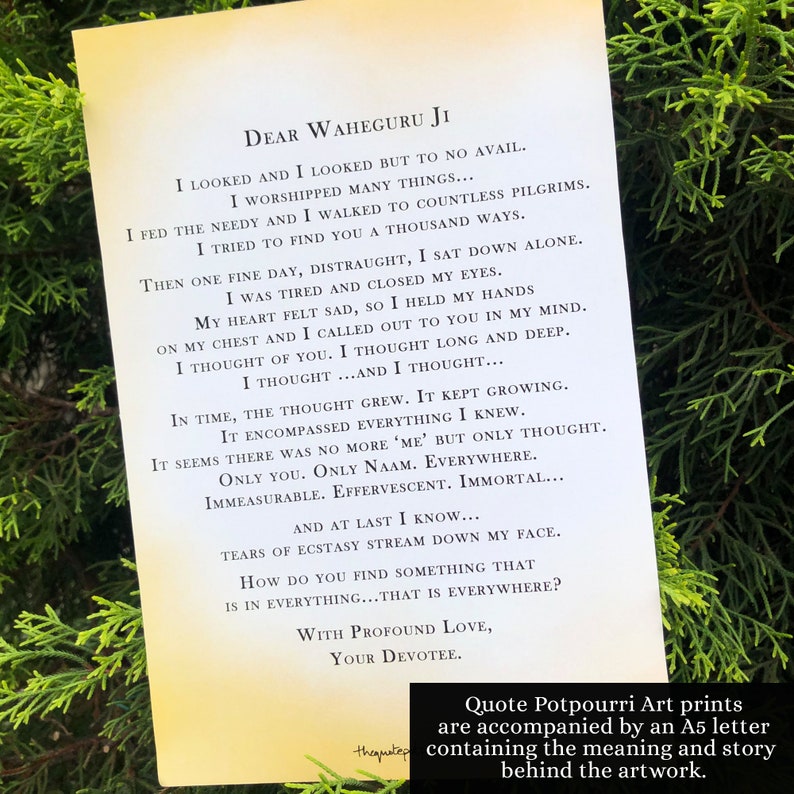 MOOL MANTAR Gurmukhi Calligraphy Sikh Art Sikh Prayer - Etsy