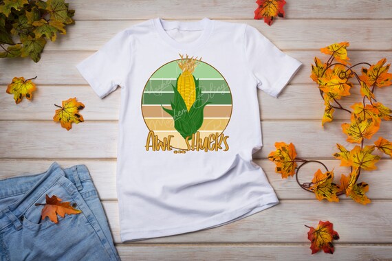 Awe Shucks Design for Sublimation. Cute Corn Design to Use on - Etsy