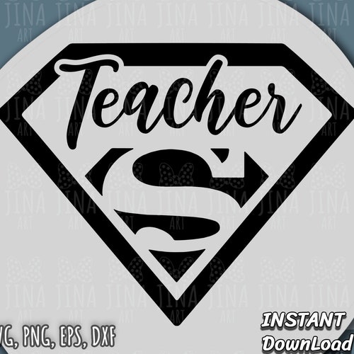 Super Teacher SVG / Superhero Teacher Svg / Male Teacher Svg - Etsy