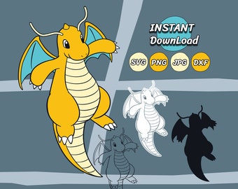 Dragonite Svg - Etsy Australia