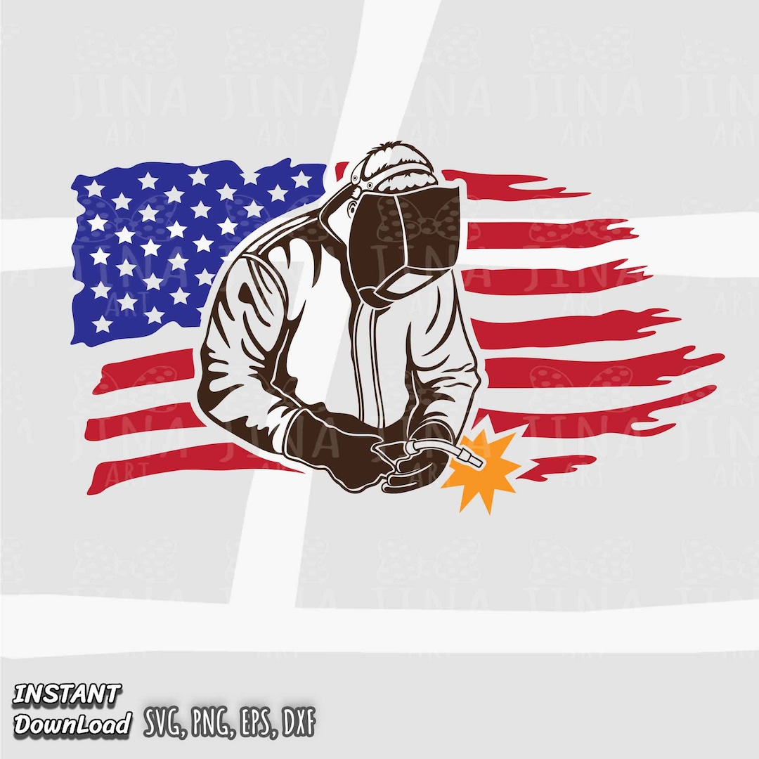 Welder American Flag Svg/ Welder Grandpa Svg/ Welder Vector - Etsy
