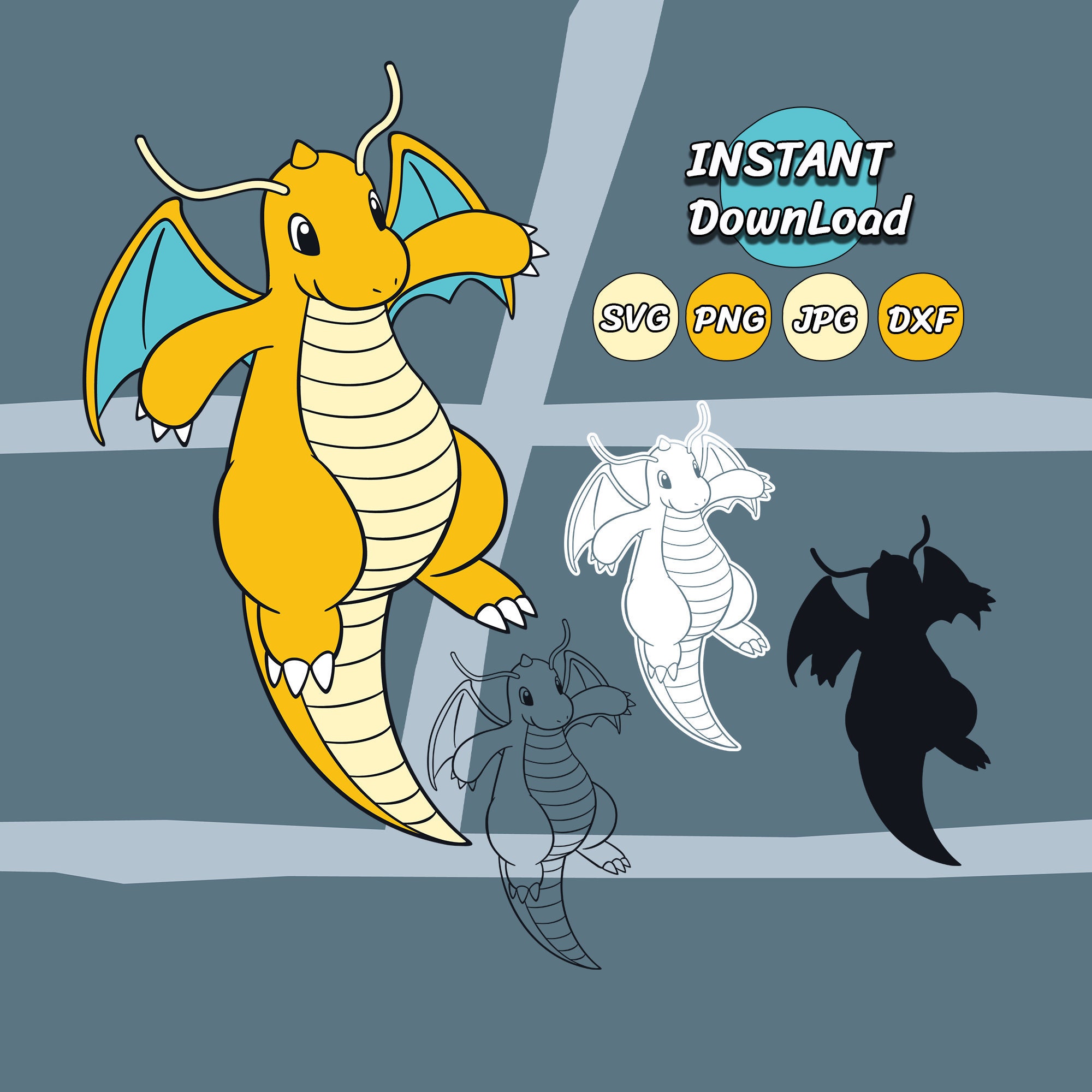 Pokemon Papercraft Templates Dragonite