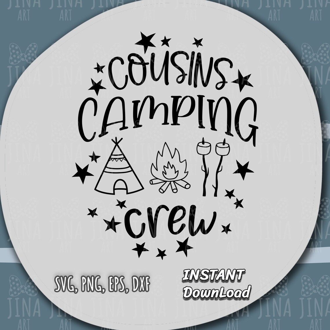 Cousins Camping Crew SVG / Camp Fires S'mores/ Cousins - Etsy