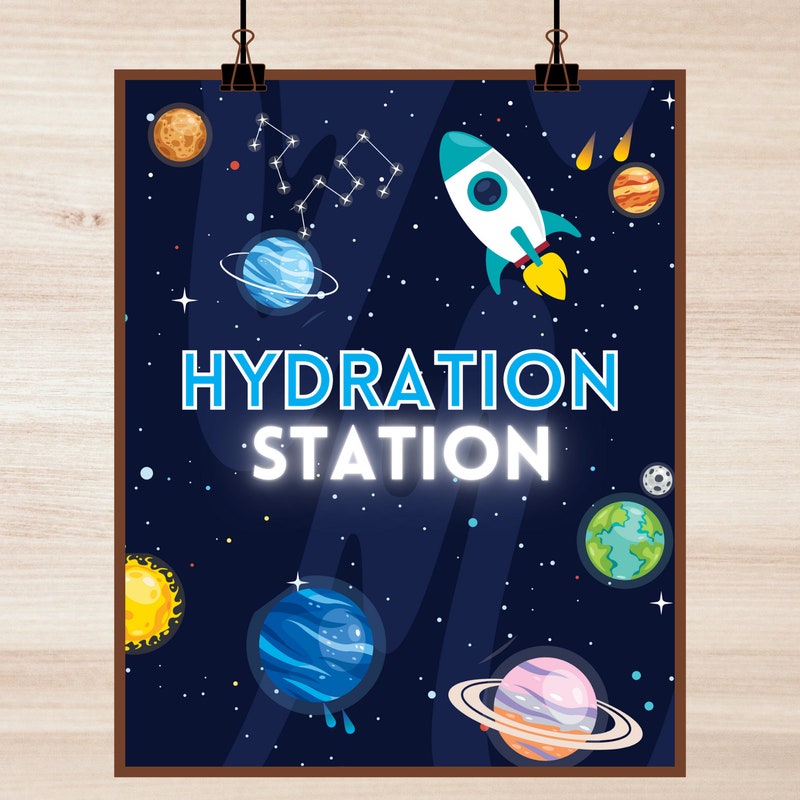 Hydration Station Sign - Etsy