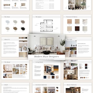 Design Proposal Template, Interior Design Proposal Template, E-design ...