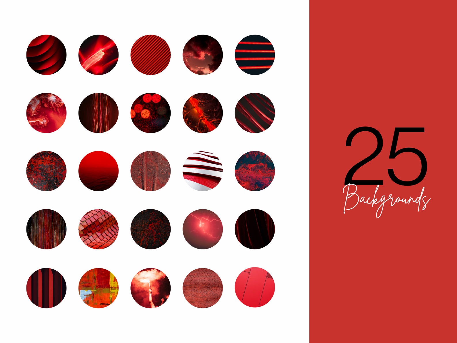 100 Red Instagram Story Highlight Covers - Canva Editable Instagram ...