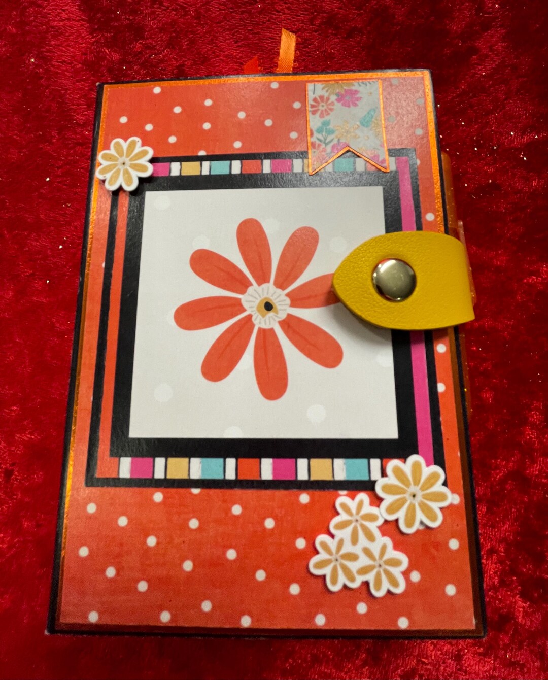 Notebook Paper Pad Hard Cover Gift Folio Purse Fall Notepad Bookbag ...