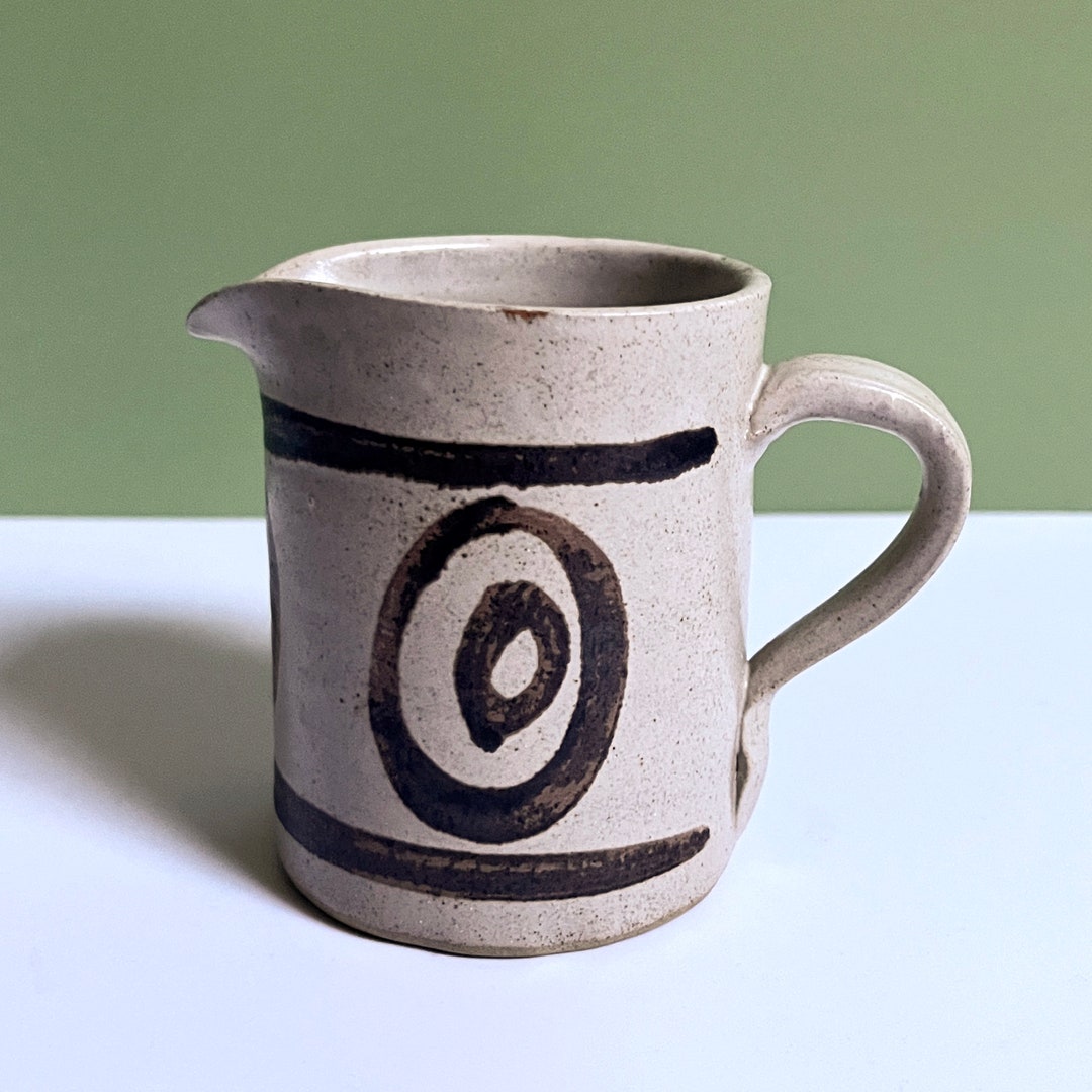 Abaty Wales Studio Pottery Stoneware Small Jug Welsh Pottery - Etsy