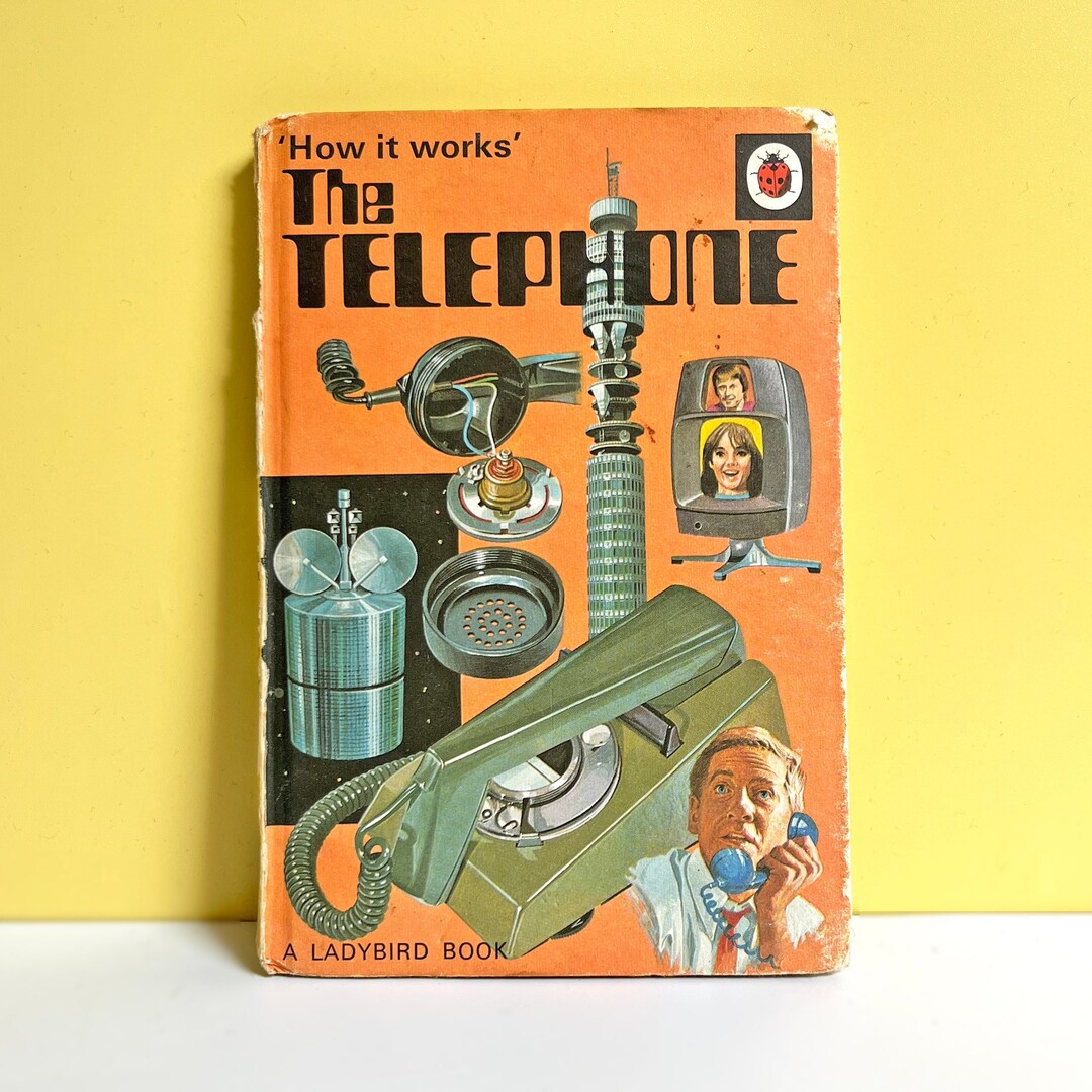 Vintage Ladybird Book: the Telephone 'how It Works' (1965) - Etsy