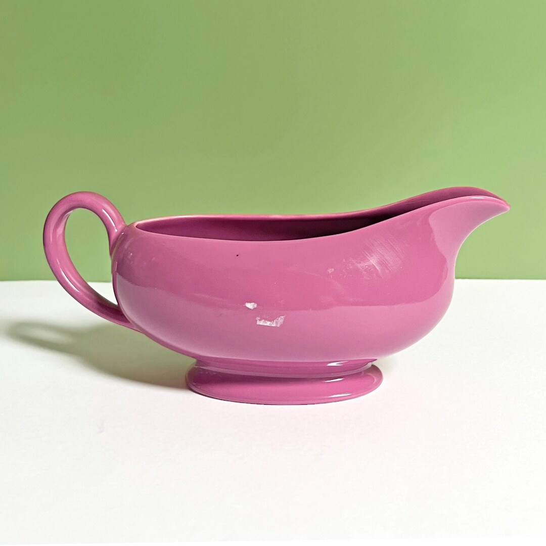 Dusky Rose Pink Gravy Boat: Myott Midcentury Sauce Jug - Etsy