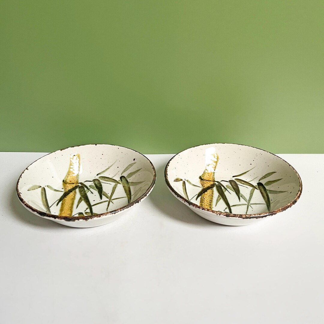 Wedgwood Midwinter Stonehenge Rangoon Small 14.5cm Bowl, Bamboo Pattern ...