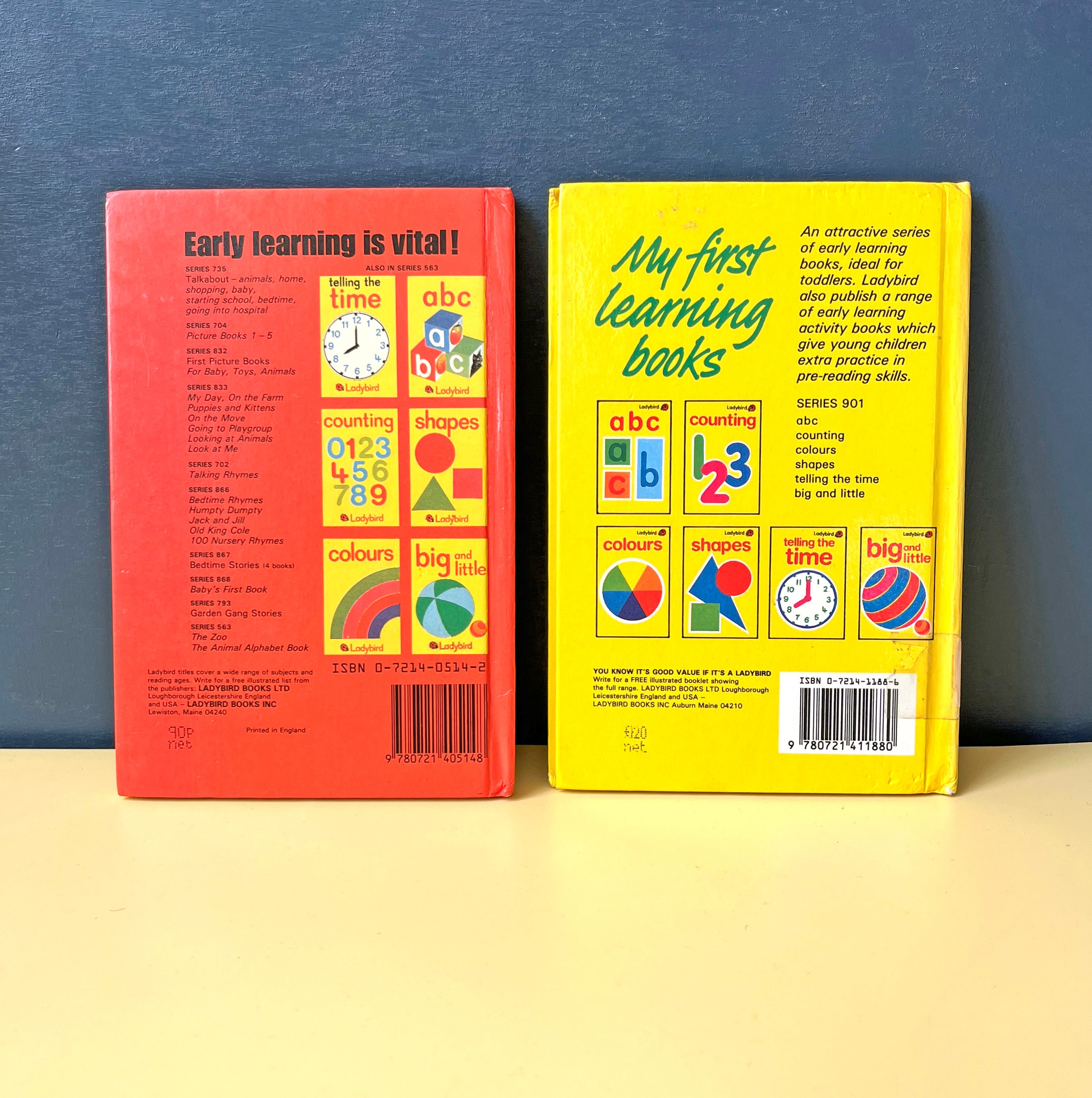 Counting 1978 Telling the Time 1990 Vintage Ladybird Books - Etsy