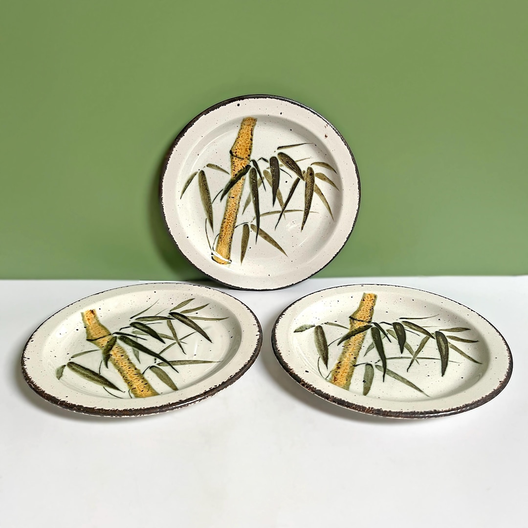 Wedgwood Midwinter Stonehenge Side Plate: Rangoon Bamboo Design (7") - Etsy