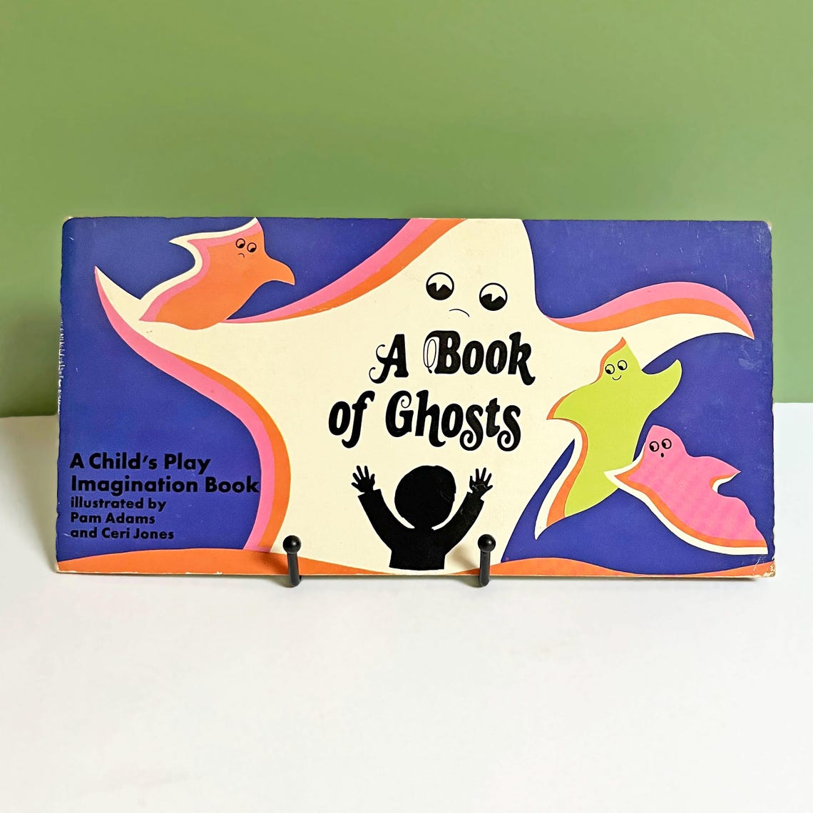 1974 'book of Ghosts' Children's Cutout Book, Pam Adams & Ceri Jones - Etsy