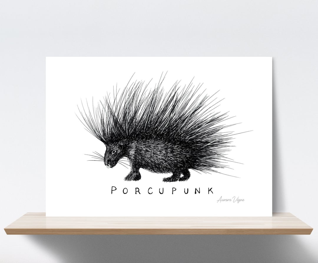 Steampunk, Hedgehog, Porcupine, Punk, Silver, Black, Percing, Ring. Pen ...