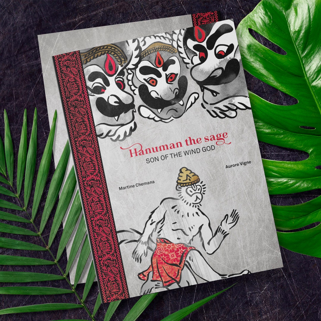 Hanuman, Illustrated Digital Book in English for Children and Adults ...