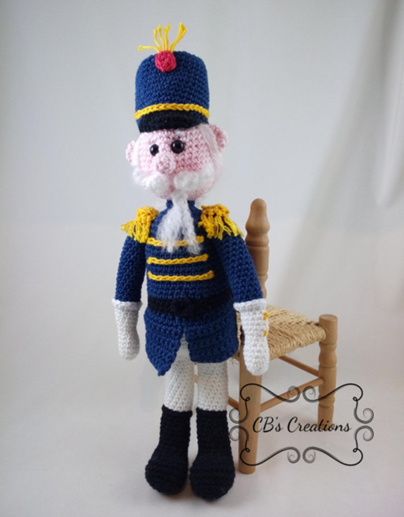 Nutcracker Soldier Amigurumi Crochet Pattern | Etsy