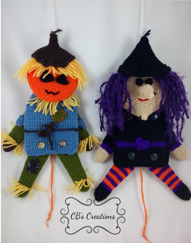 Jumping Jack Halloween Amigurumi Crochet Pattern Witch and - Etsy