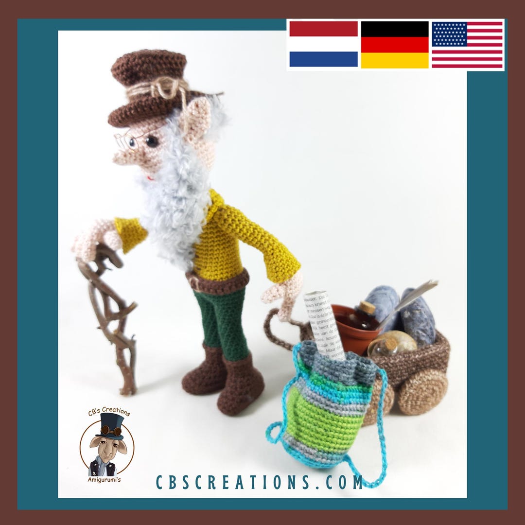 Merri Longbeard: the Collector of Elvish Tales, Amigurumi Crochet ...