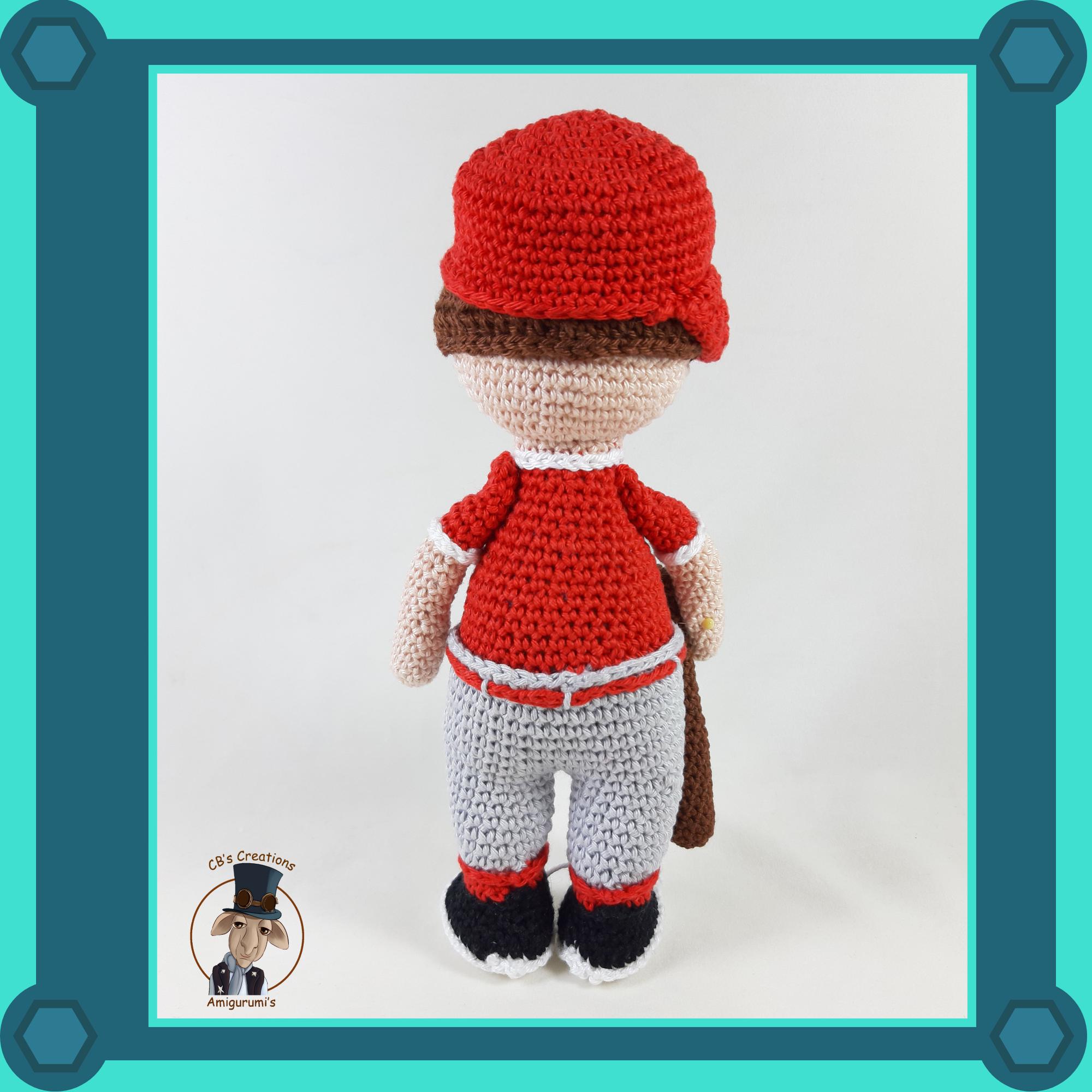 Crochet Pattern: Bobby Joe, the Sporty Amigurumi Baseball Hero of the ...