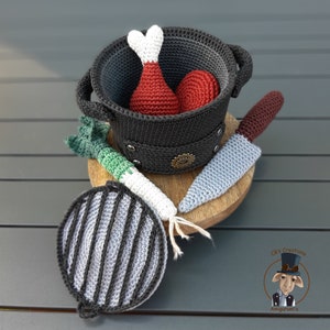 BBQ, Barbecue, Amigurumi Crochet Pattern, PDF - Etsy