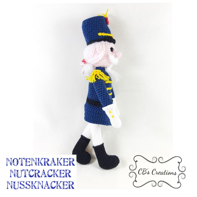 Nutcracker Soldier Amigurumi Crochet Pattern - Etsy