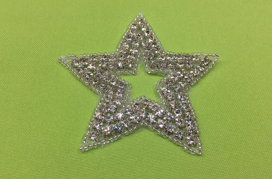 Crystal Applique, Rhinestone Applique, Wedding Applique, Bridal ...