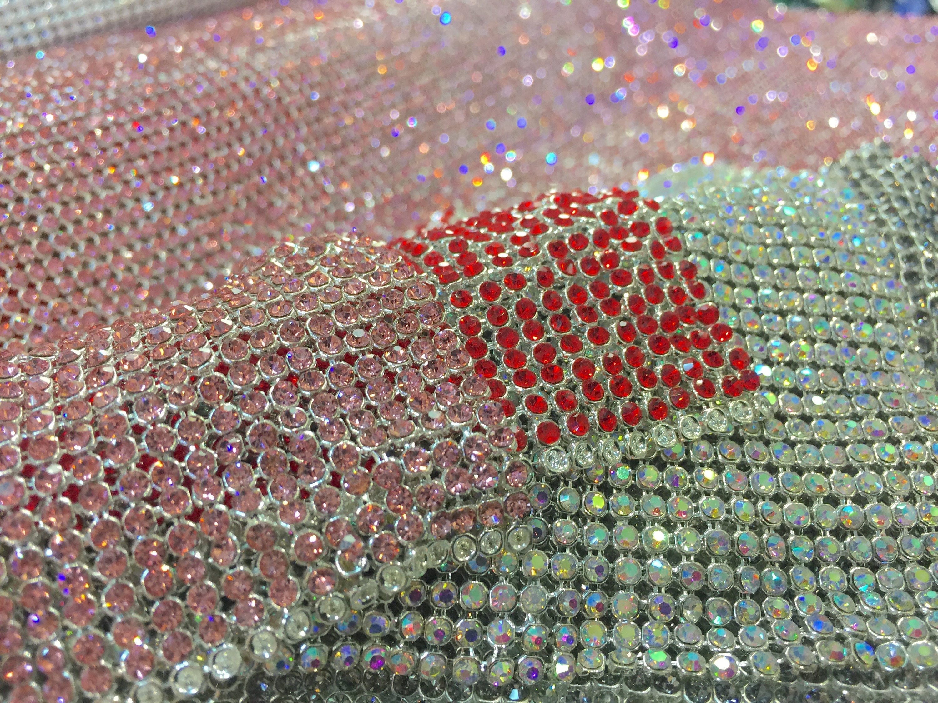 Rhinestone Sheets / Rhinestone Fabric 48 Inches Long and 20 - Etsy