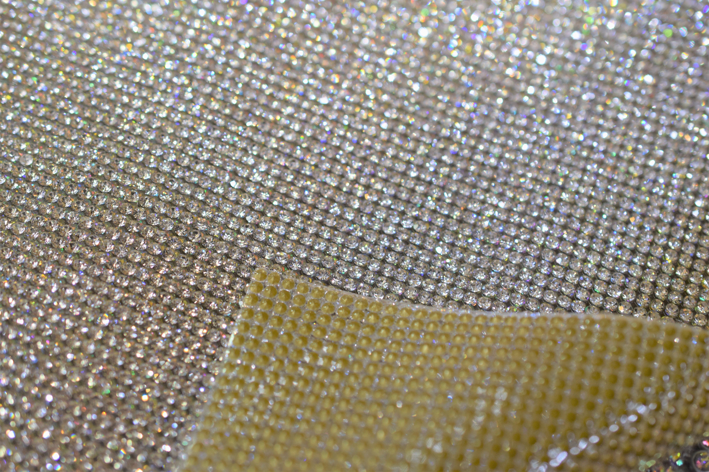 Rhinestone Sheets / Rhinestone Fabric , Perfect for Dress Making 46 ...