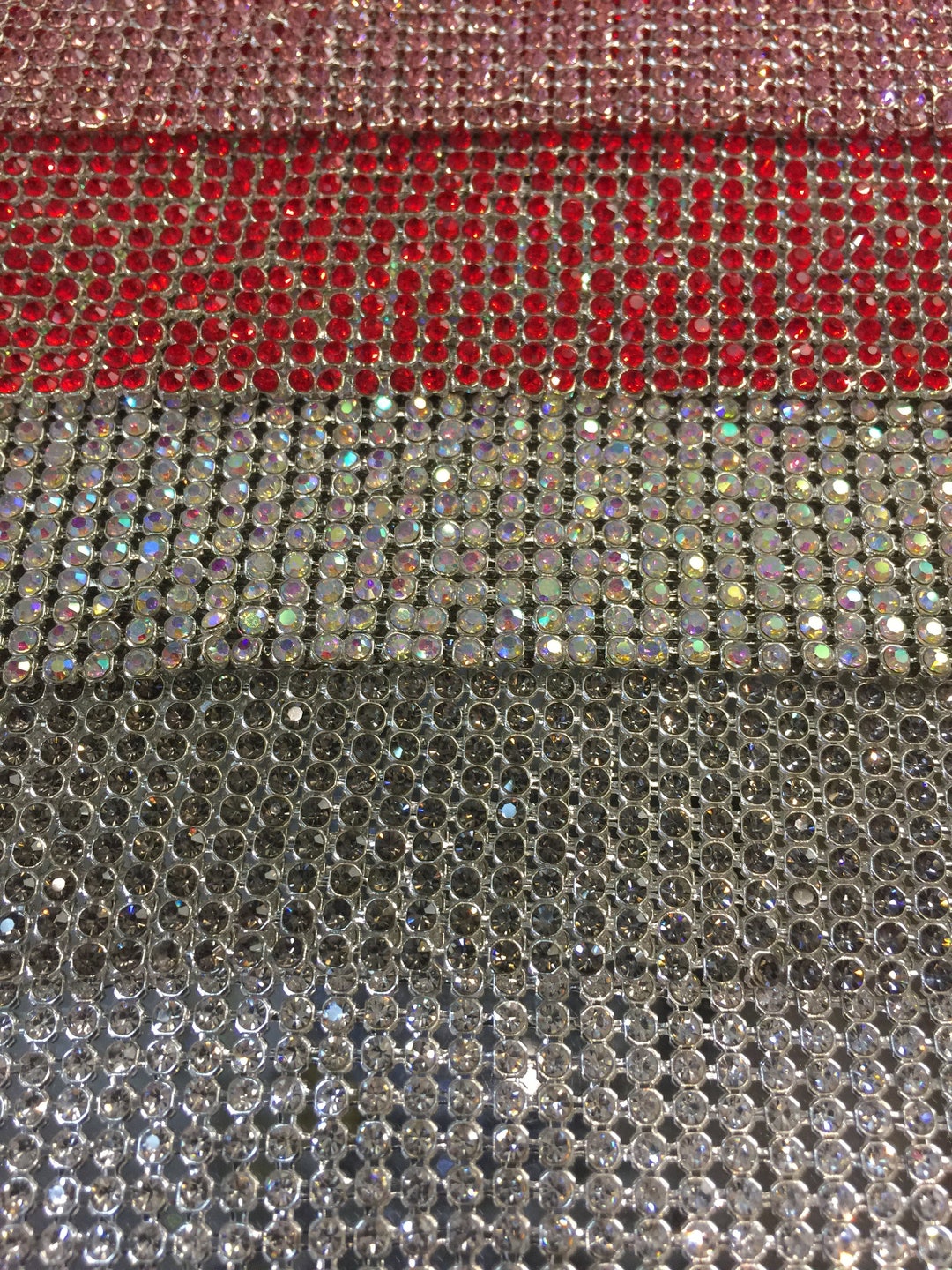 Rhinestone Sheets / Rhinestone Fabric , 48 Inches Long and 20 Inches ...